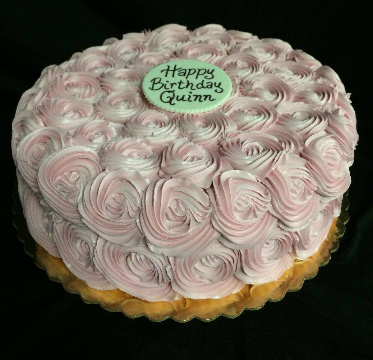 Pale Pink Rosettes – 918F | The Bake Works