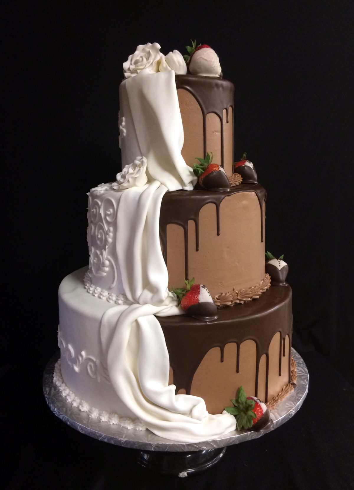 wedding-cakes-half-and-half-3 | The Bake Works