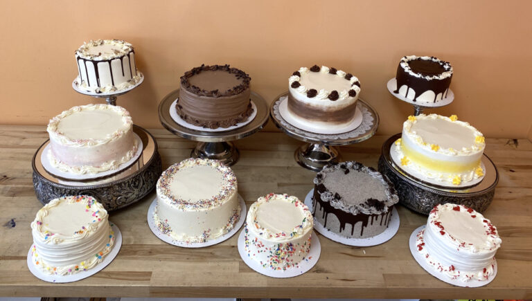 Case-Cakes-Assortment | The Bake Works